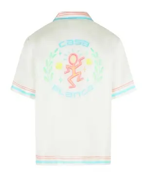 Casablanca Dance Joy Cuban Collar Shirt - No