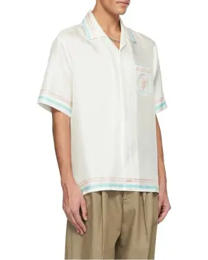 Casablanca Dance Joy Cuban Collar Shirt