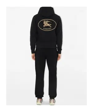 Burberry Knight Printed Drawstring Hoodie