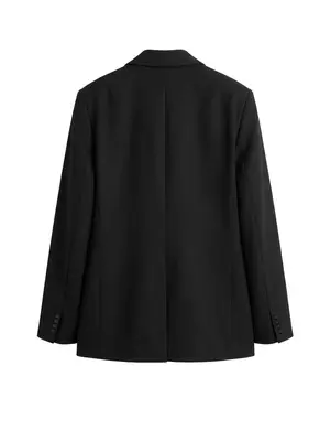 TOTEME Single-breasted Tailored Blazer - Black