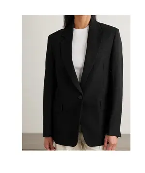 TOTEME Single-breasted Tailored Blazer - Black