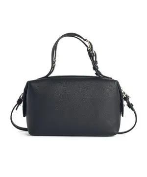 Furla Logo Detail Top Handle Bag - Black