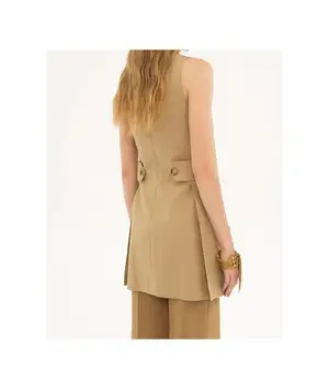 Chloé Pinafore Lace-up Mini Dress