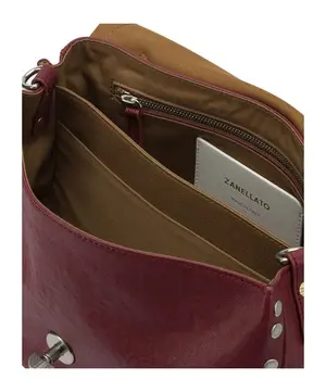 ZANELLATO Small Postina Studded Tote Bag - Red