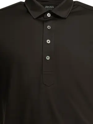 Zegna Short-sleeved Polo Shirt - Brown
