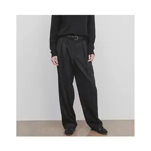 THE ROW Belt-loop Wide-leg Casual Pants