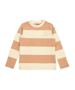 Moncler Striped Jumper With Logo Detailing