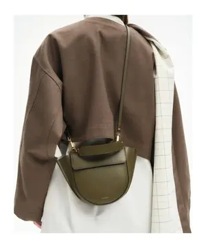 WANDLER Hortensia Mini Handbag - Deep Olive