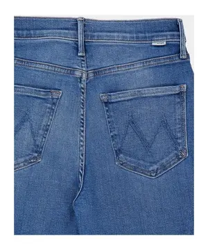 MOTHER The Kick It High-rise Jeans - Blue