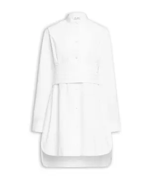 Alaïa Cotton Poplin Wrap Dress