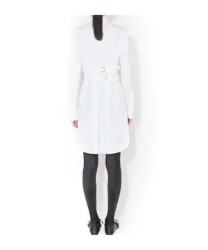 Alaïa Cotton Poplin Wrap Dress
