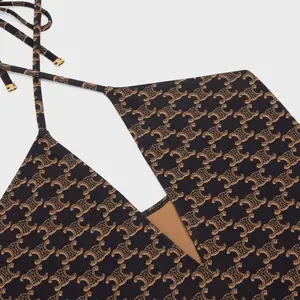 Celine Monogram Matte Jersey Swimsuit