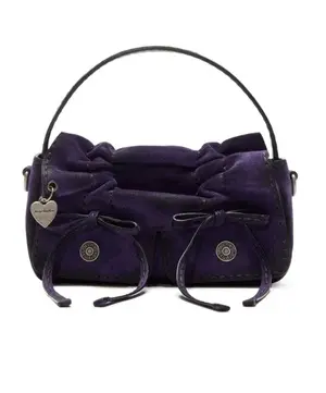 Acne Studios Multipocket Micro Clutch Bag - Violet
