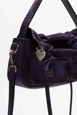 Acne Studios Multipocket Micro Clutch Bag - Violet