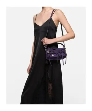 Acne Studios Multipocket Micro Clutch Bag - Violet