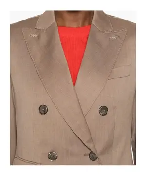 Max Mara Tailored Double Breasted Suit Jacket