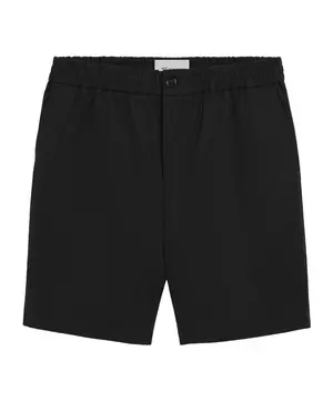 AMI Paris De Coeur Utility Shorts - Black