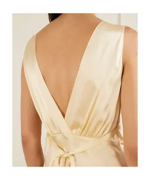 Chloé Sleeveless V-neck Lace Trimmed Dress