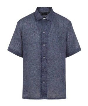 Brioni Textured Cuban Short-sleeve Shirt - Gray