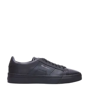 Santoni Logo Lace-up Low-top Sneakers