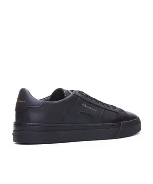 Santoni Logo Lace-up Low-top Sneakers