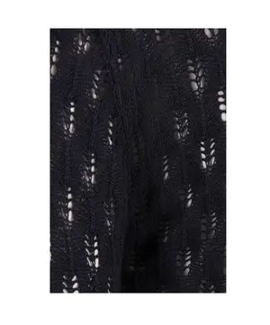 NAMACHEKO Round Neck Long Sleeve Knit Sweater With Gem Embellishment