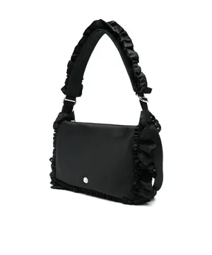 Simone Rocha Pillowcase Ruffled Shoulder Bag - Black