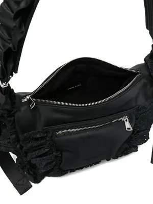Simone Rocha Pillowcase Ruffled Shoulder Bag - Black