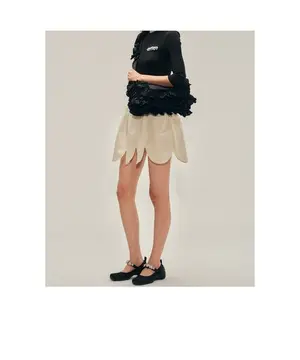 Simone Rocha Pillowcase Ruffled Shoulder Bag - Black