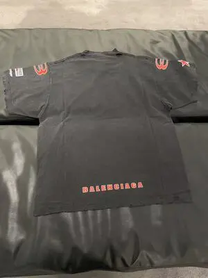 Balenciaga Logo Printed Crewneck T-shirt