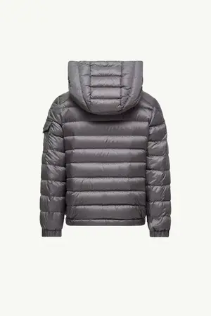 Moncler Lauros Hooded Down Jacket - Grey