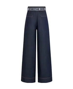 Dior Multi-pocket Belted Denim Trousers