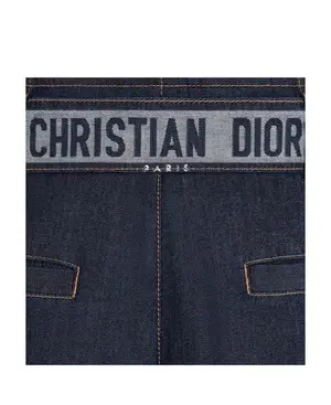 Dior Multi-pocket Belted Denim Trousers