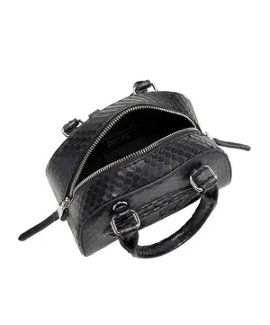 DIESEL® 1dr Dome Mini Bowling Bag - Black