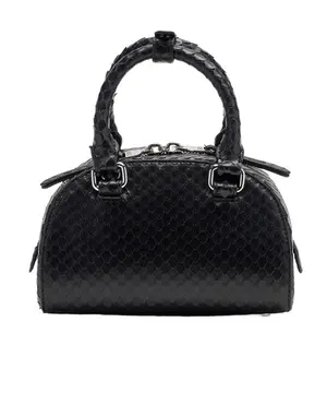 DIESEL® 1dr Dome Mini Bowling Bag - Black