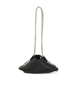 Kara Cosmic Ufo Shoulder Bag - Black