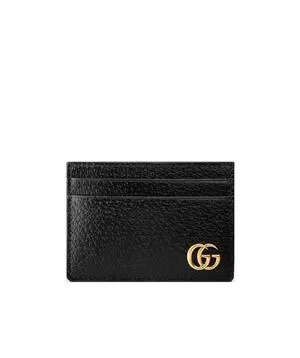 Gucci Gg Marmont Money Clip Cardholder - Black