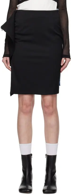 MAISON MARGIELA Panelled Denim Miniskirt