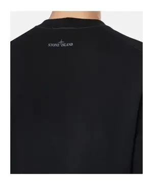 Stone Island Optical Three Embroidered Sweatshirt