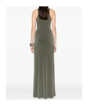 Coperni Sleeveless Maxi Dress With Cutout Detail