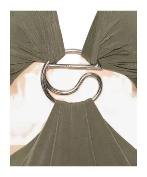 Coperni Sleeveless Maxi Dress With Cutout Detail