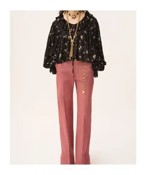 Chloé Maxi Gathered Ruffle Top With Liberty Print
