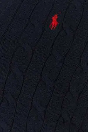 Polo Ralph Lauren V-neck Long-sleeved Cardigan With Embroidered Pony