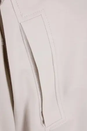 Brunello Cucinelli Long Sleeved Zip-up Sweatshirt - White