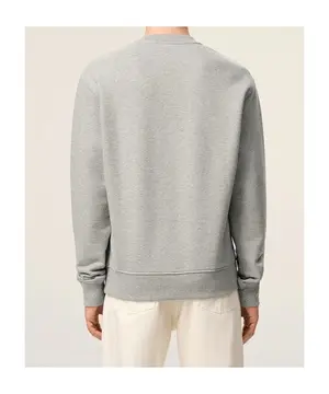 AMI Paris De Coeur Long Sleeve Sweatshirt - Gray