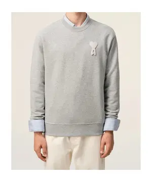 AMI Paris De Coeur Long Sleeve Sweatshirt