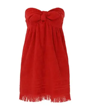 Zimmermann Alight Towelling Minidress - Red