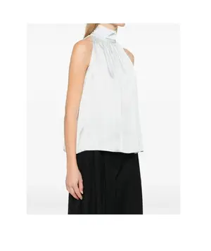 ANINE BING Sleeveless T-shirt - Lightblue