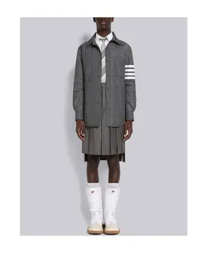 Thom Browne 4-bar Padded Shirt Jacket