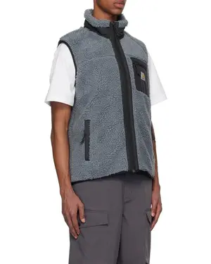 Carhartt Work In Progress Prentis Logo Patch Zipped Vest